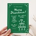 Whimsical Merry Friendsmas Invitation Template, Hand Drawn Christmas ...