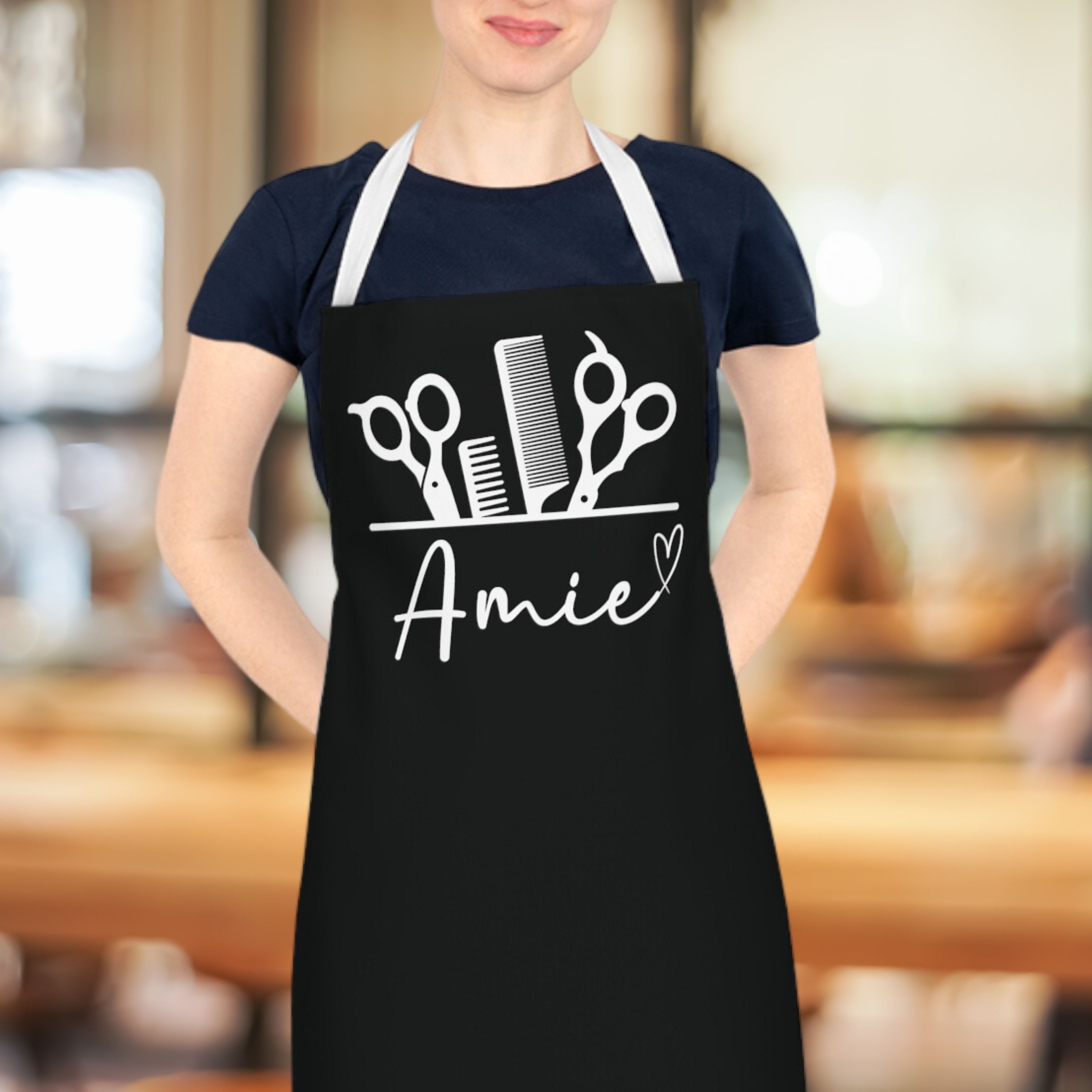Custom Hair Stylist Apron Personalised Hairdresser Apron Gift Hair ...