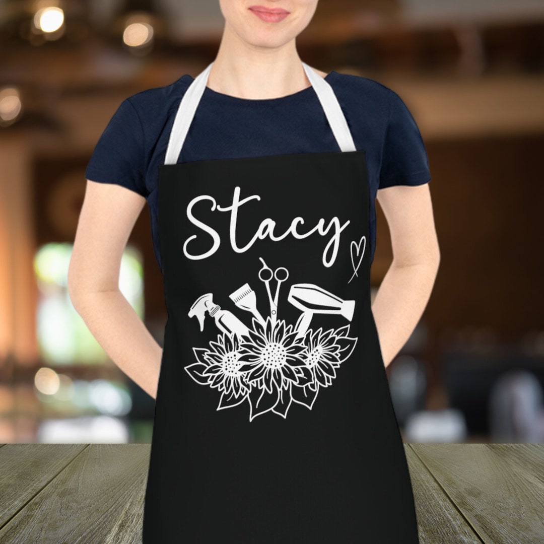 Custom Hair Stylist Apron Personalised Hairdresser Apron Gift Hair ...