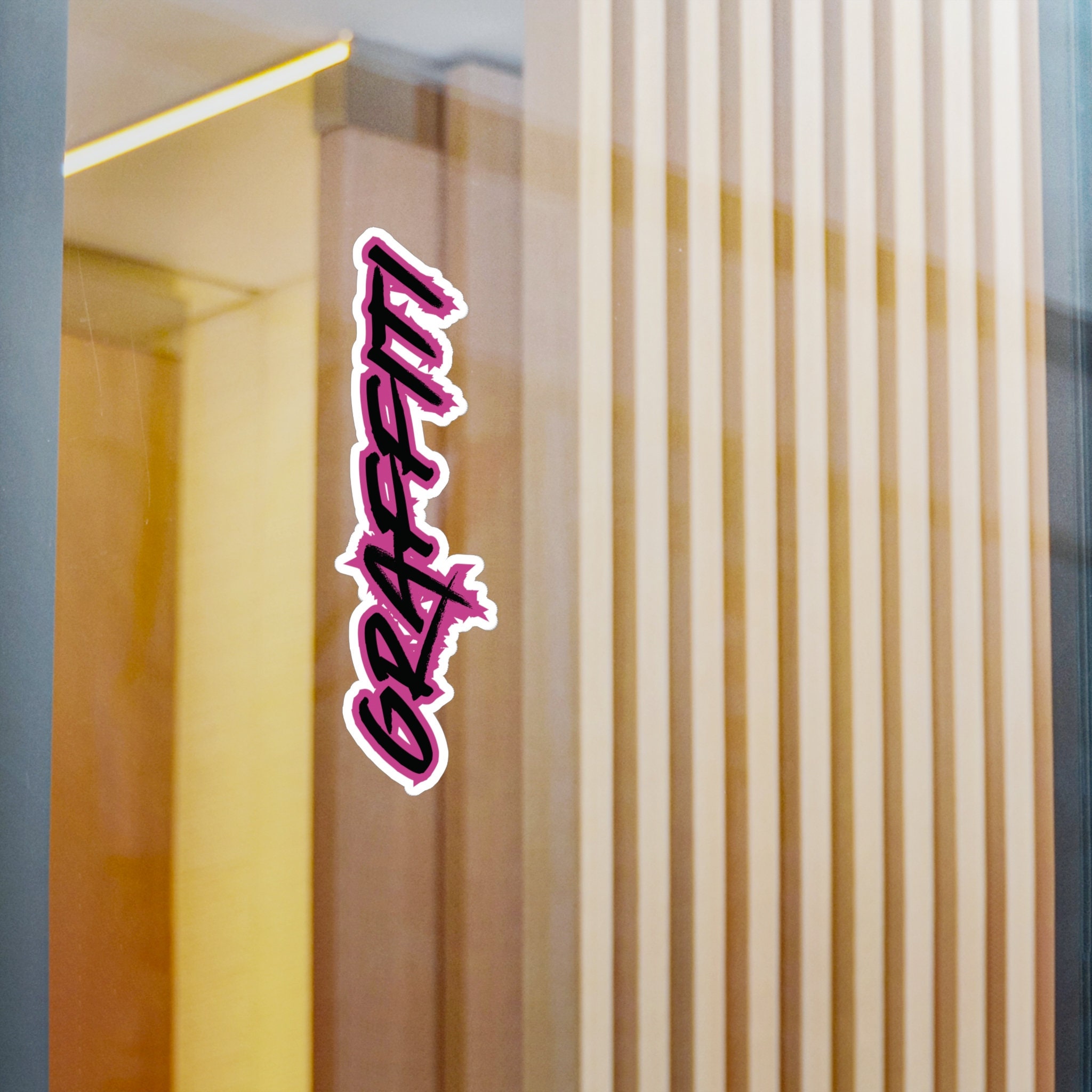 Personalized Graffiti Art Decal Custom Kiss-cut Vinyl Decals Graffiti ...