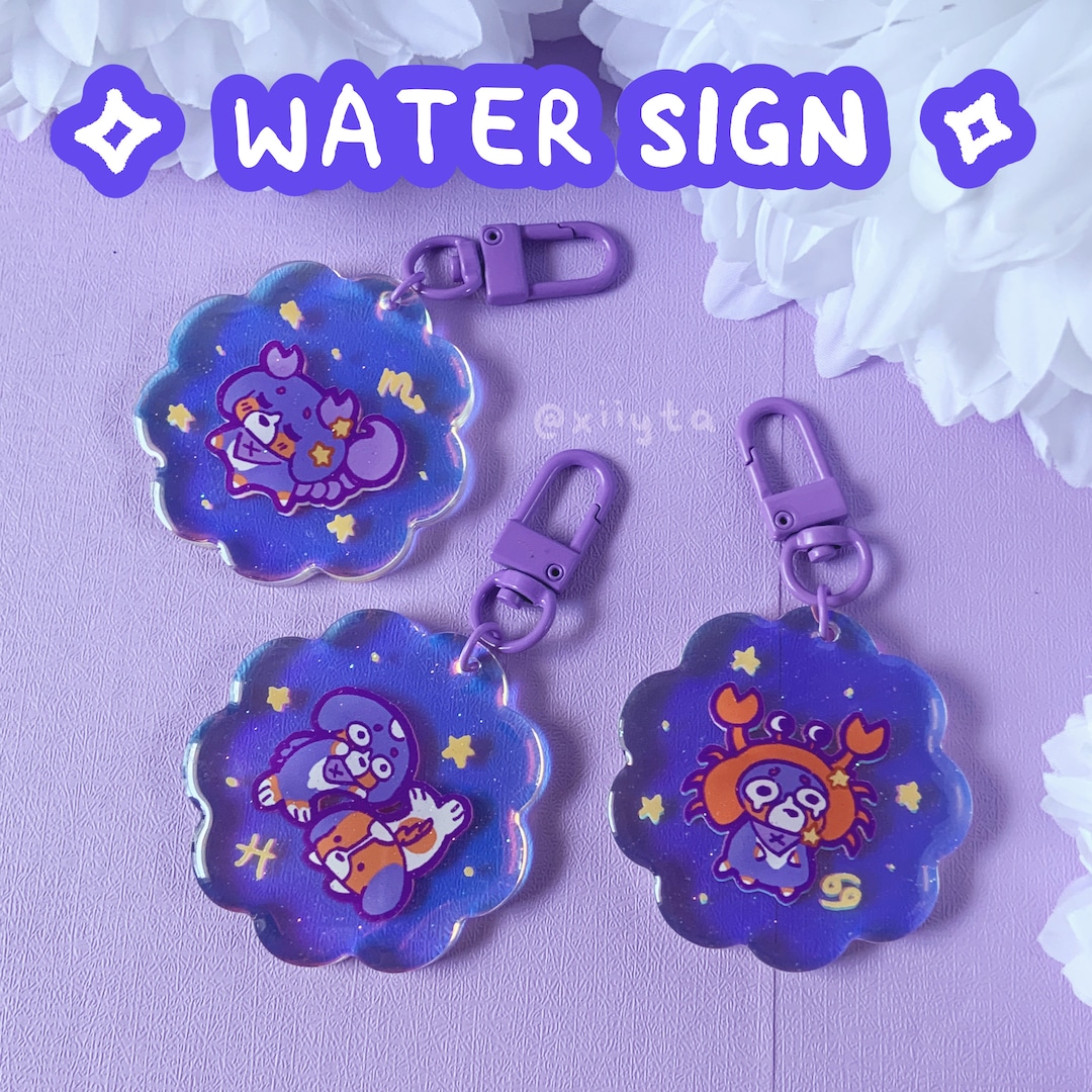 Water Sign | Scorpio / Pisces / Cancer | Horoscope Holographic Dog ...