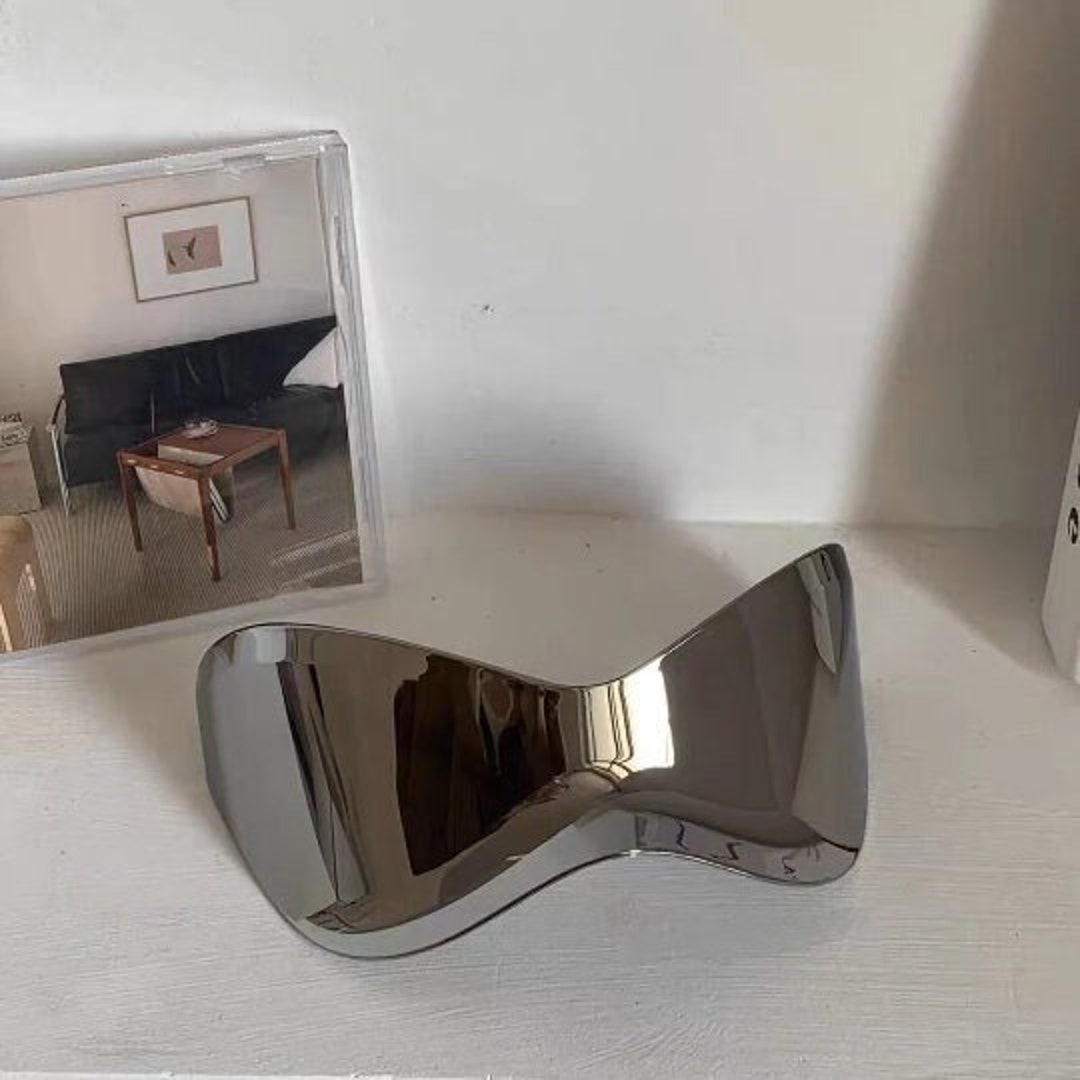 Custom Y2K Futuristic Fashion Big Frame Sunglasses Y2K - Etsy Australia