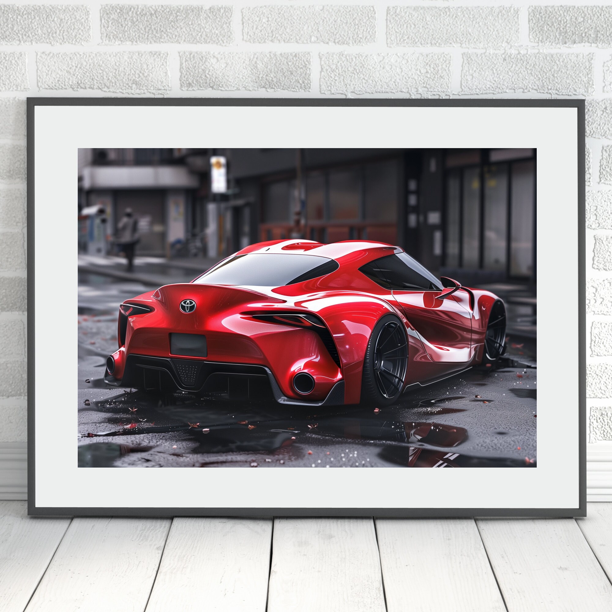 Toyota Supra MK5 JDM Poster for Garage Art Motorsports Gift for Car ...