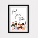 Find Your Tribe Inspirational Quote Poster Minimalist Artwork for ...