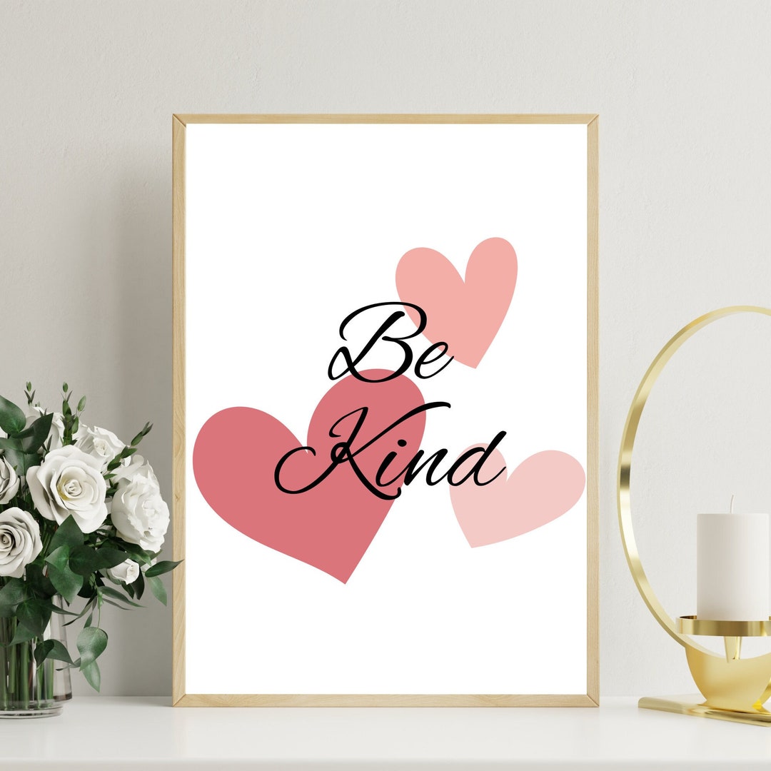 Kindness Poster for Classroom Positive Affirmation Poster Minimalist ...
