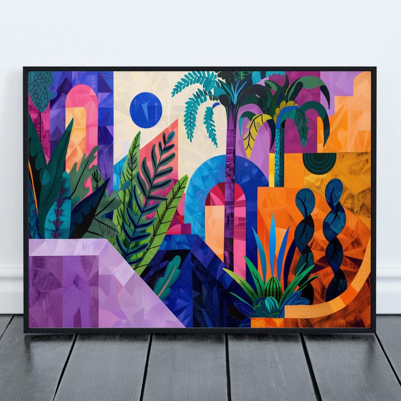 Abstract Jungle Art - Etsy