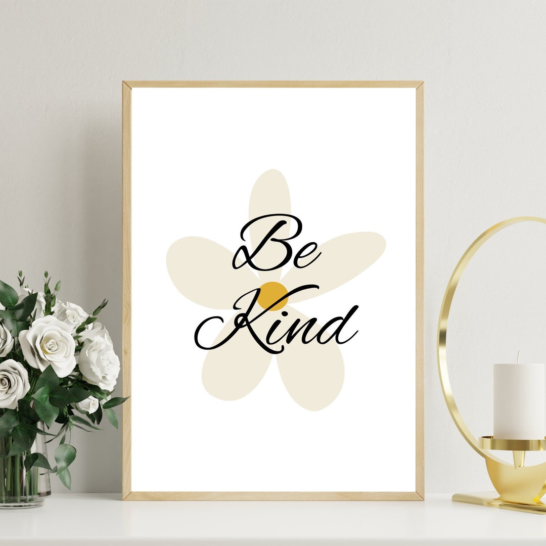 Kindness Poster for Classroom Positive Affirmation Poster Minimalist ...