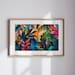 Abstract Jungle Art Gift for Nature Lover Colorful Abstract Print Bold ...