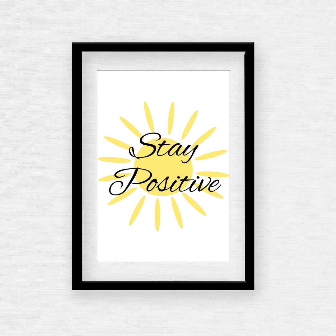 Positive Vibes, Inspirational Quote, Positive Affirmation, Shining Sun ...
