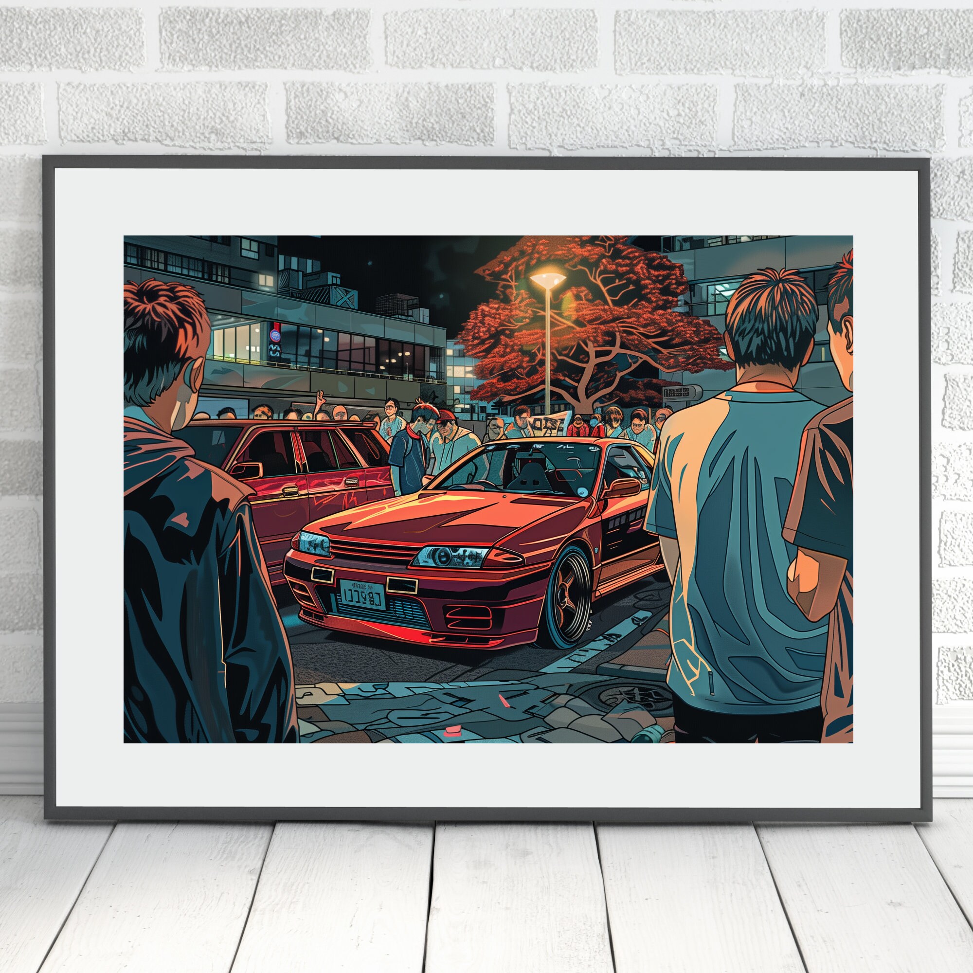 Nissan Skyline GTR 32 JDM Legends Poster Garage Art Motorsports Gift ...