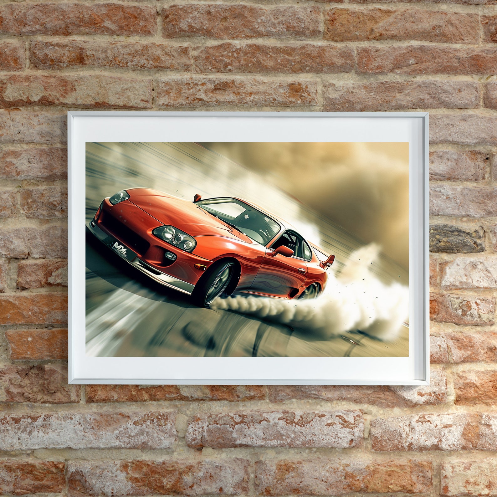 Toyota Supra MK4 JDM Poster for Garage Art Motorsports Gift for Car ...