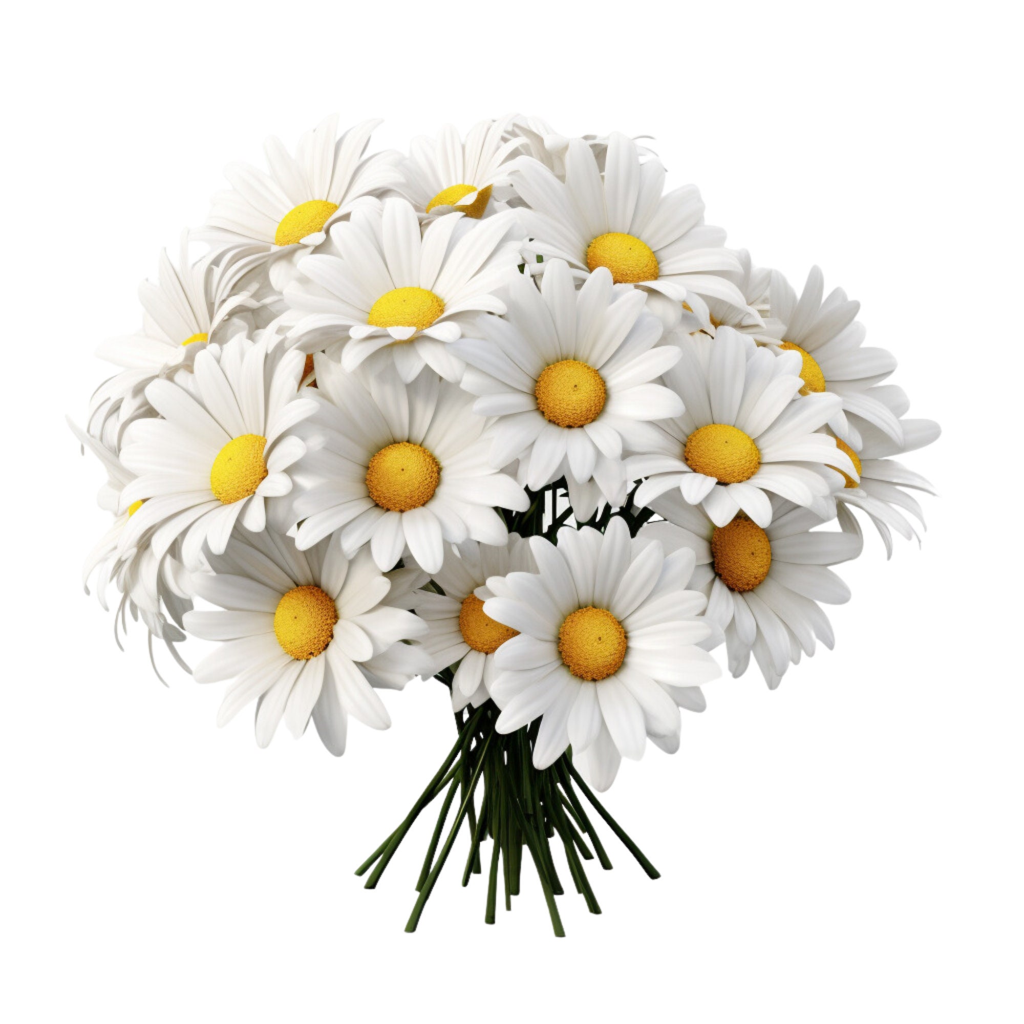 Daisy Flower Clipart, Digital, Spring Flowers, Wildflower, PNG ...