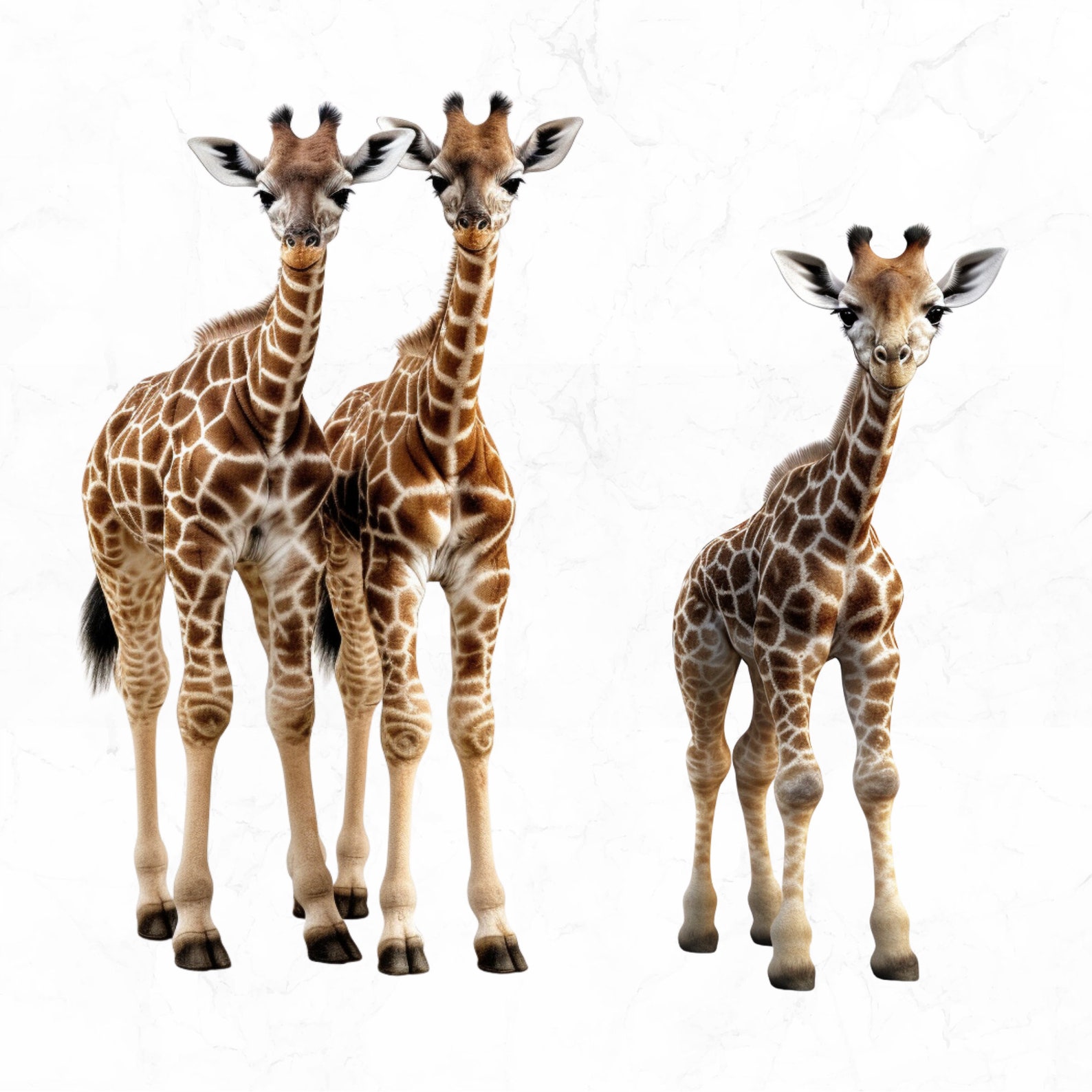 Giraffe Watercolor Clipart, Cute Clip Art, Zoo Animals, Transparent ...
