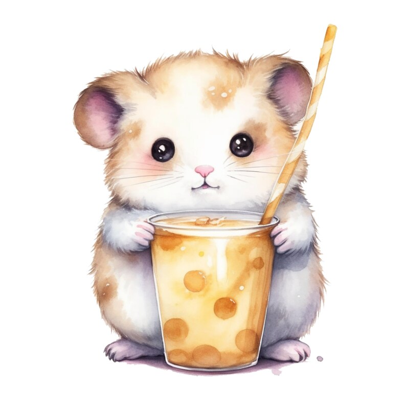 Baby Hamster Clip Art, 15 High Quality Images, Digital Download ...