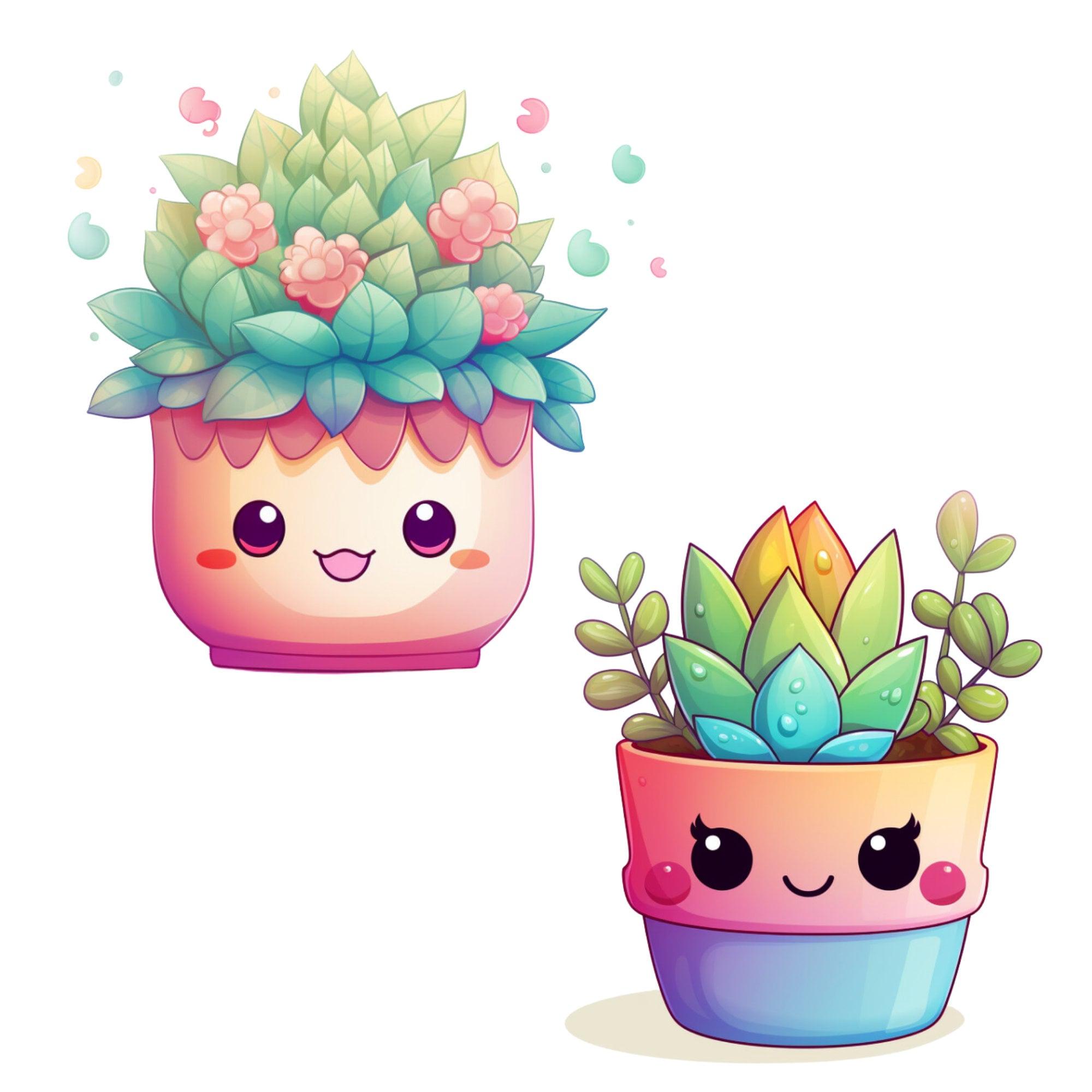 Plant Clip Art, 16 High Resolution PNG Images, Digital Download ...