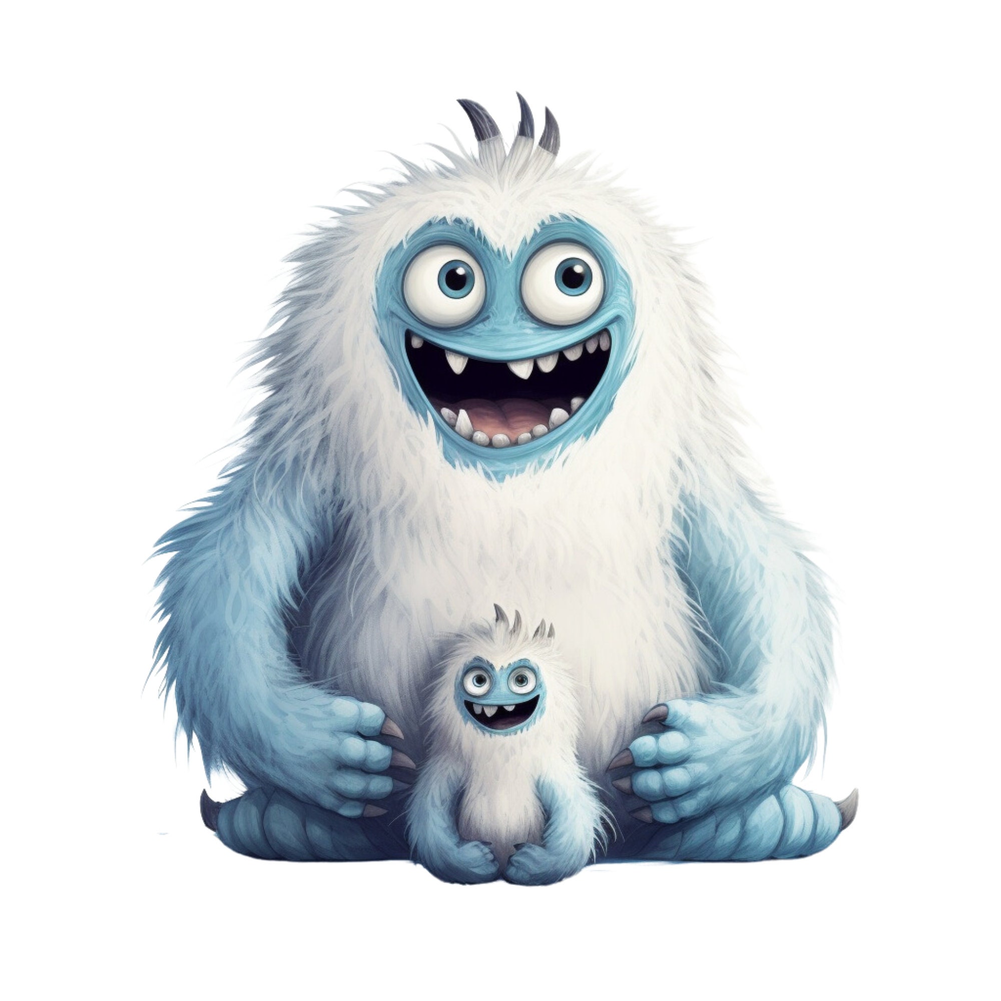 Baby Monster Clip Art 12 High Quality Images Digital - Etsy