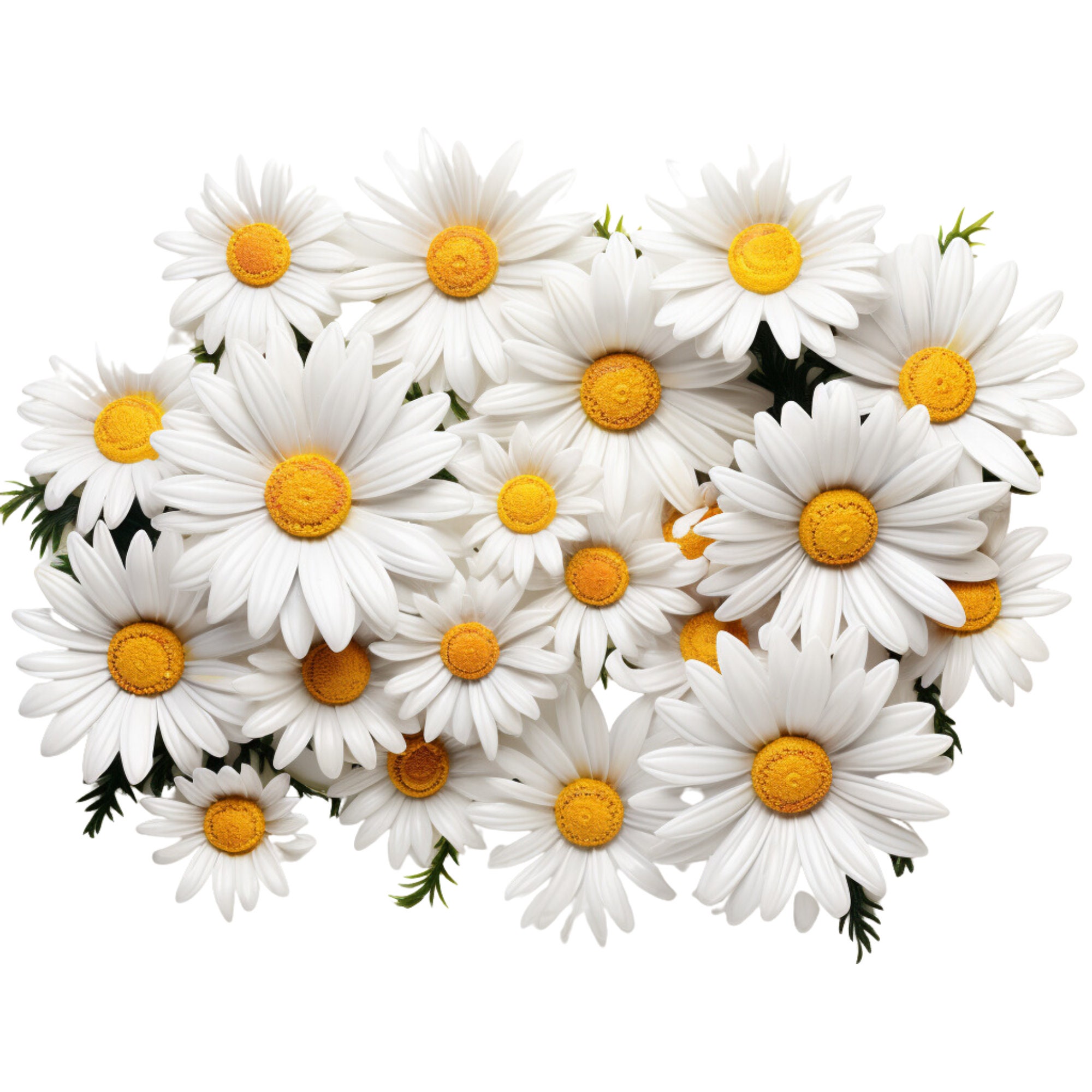 Daisy Flower Clipart, Digital, Spring Flowers, Wildflower, PNG ...