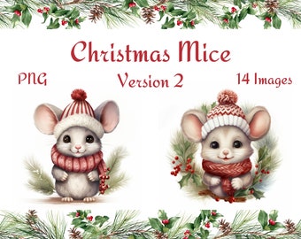 Christmas Reindeer Clip Art, 10 High Resolution PNG Images, Digital ...