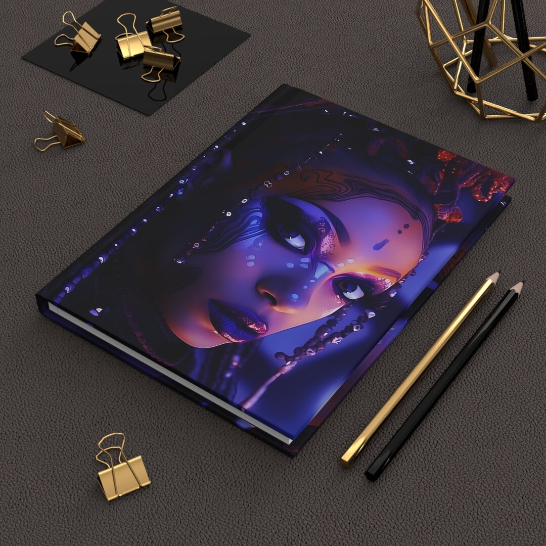 Fantasy Art Journal With Vibrant Character Design Hardcover Creative ...