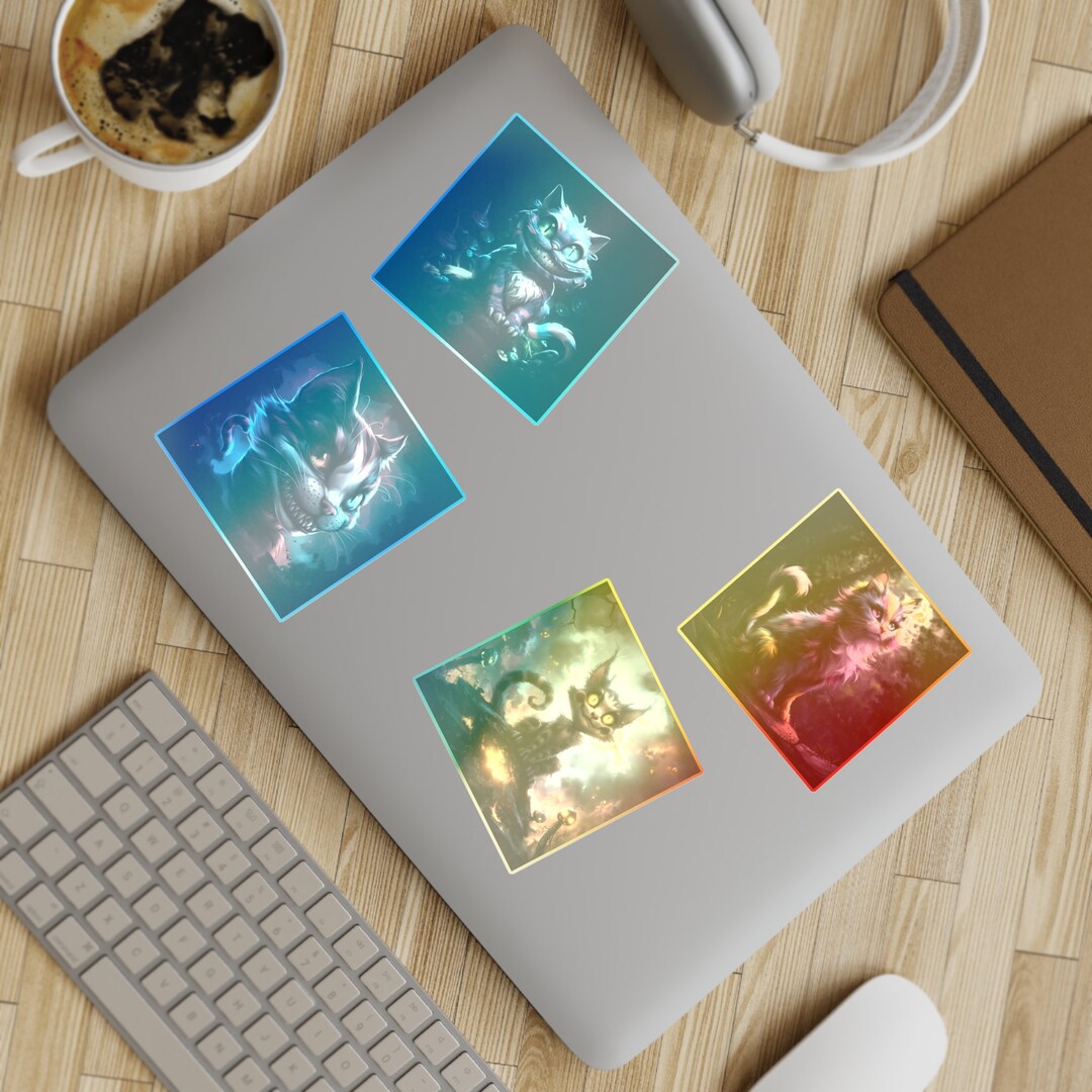 Cheshire Cat Vinyl Sticker 10 Sheet Bundle Alice in Wonderland Gifts - Etsy