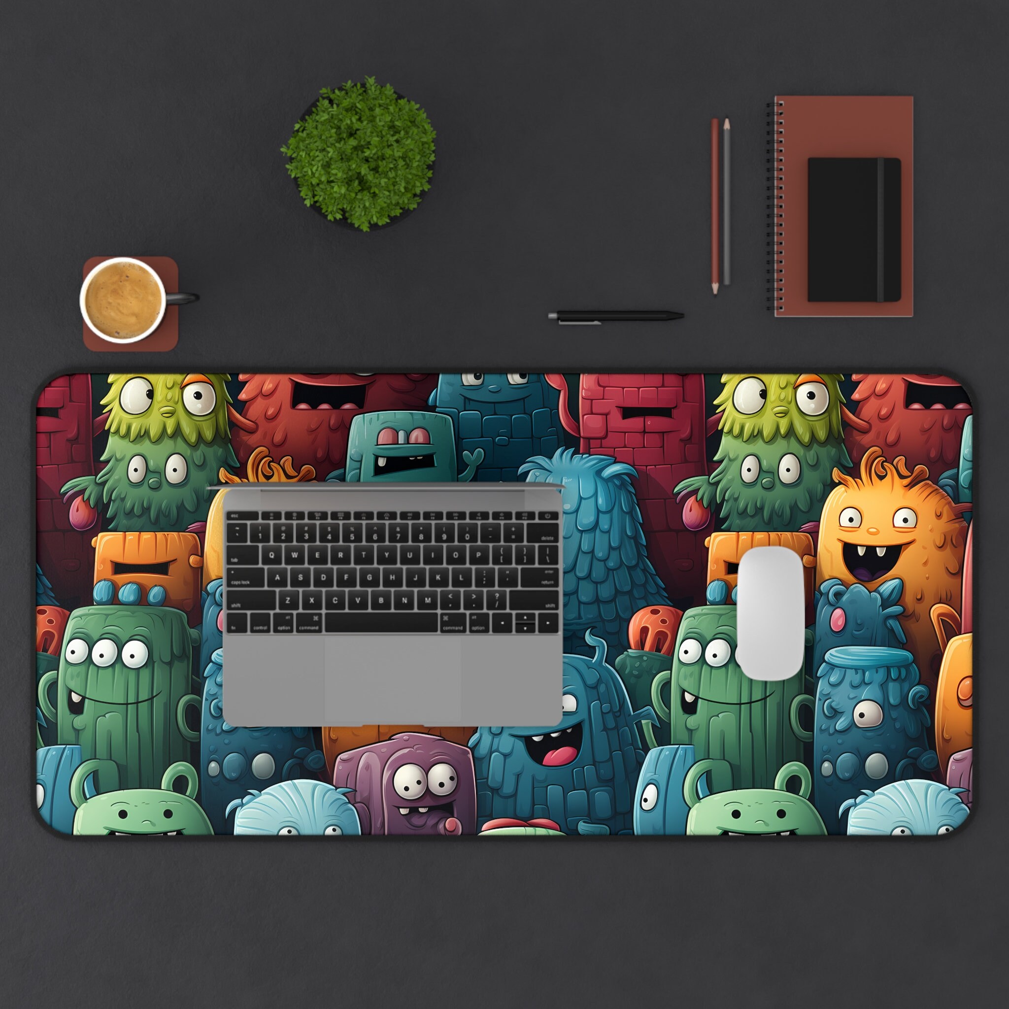 Little Monsters Desk Mat - Etsy