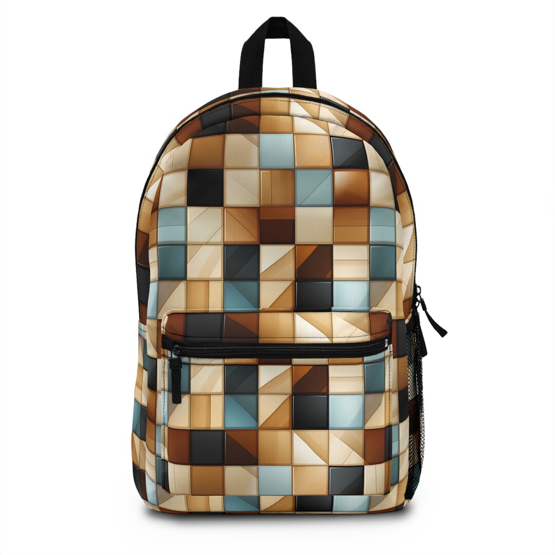 Classic Wood Tiles Backpack - Etsy