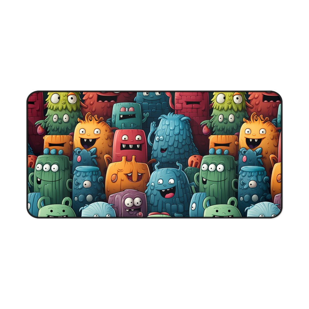 Little Monsters Desk Mat - Etsy