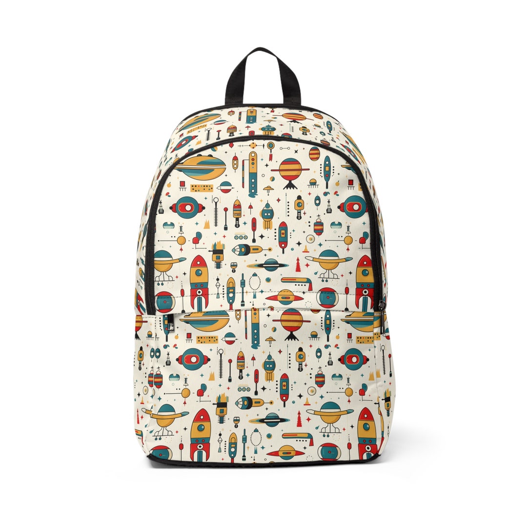 Mid-century Modern Atomic Blast off With Style Unisex Fabric Laptop ...