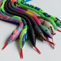 Patchwork Snake, Snake Plush, Snake Stuffed Animal, Reptile Toy ...