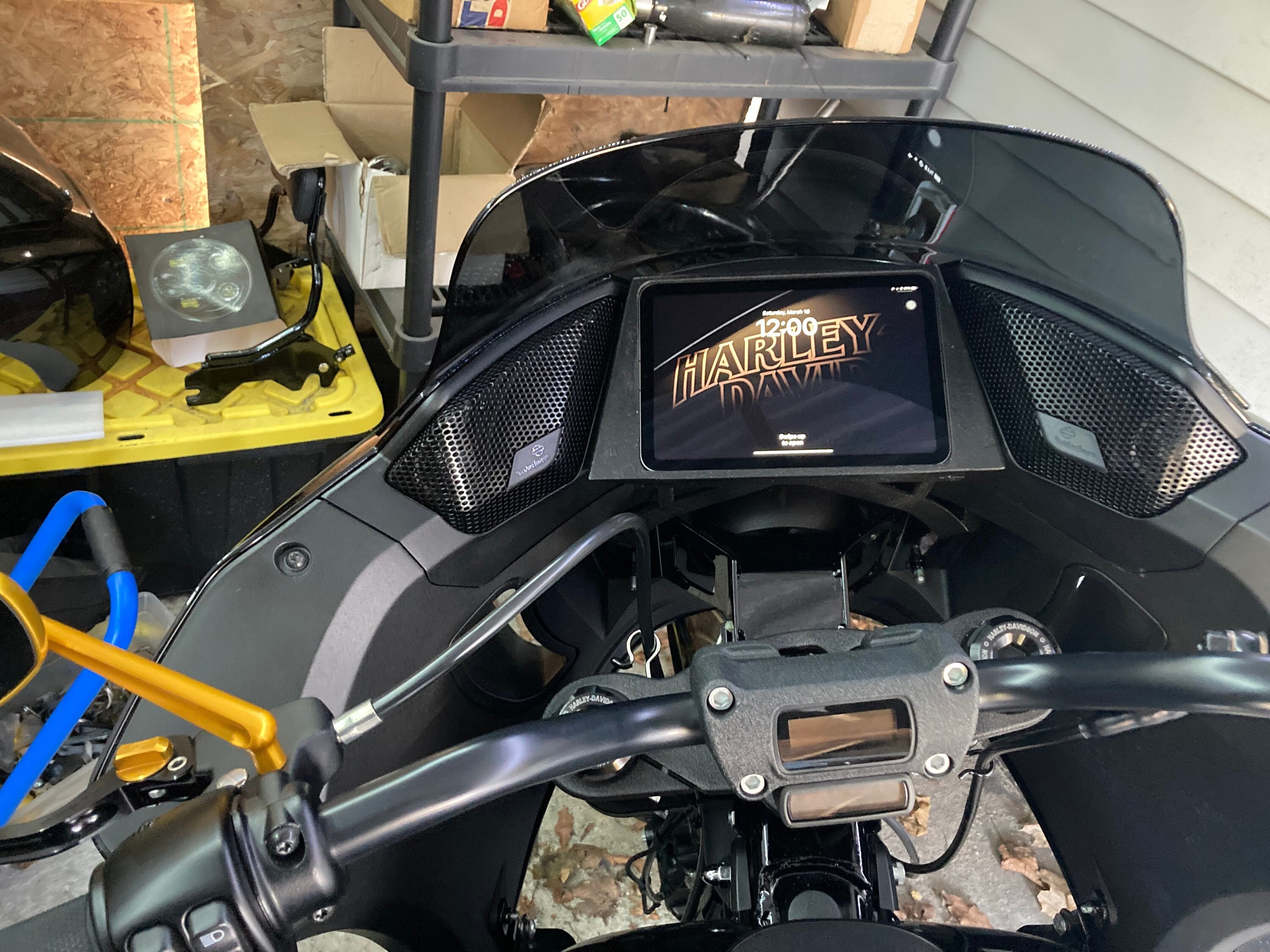 Tablet Mount for Harley Davidson Low Rider ST iPad Mini Gen6 or Lenovo ...