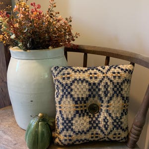 Primitive, Farmhouse, Mini Woven Pillow Tuck - Etsy