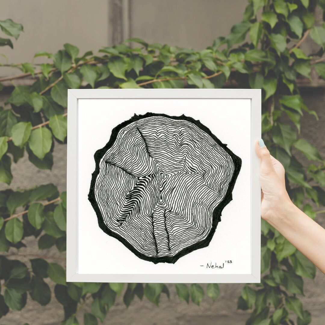 Abstract Tree Ring Printable Art,printable Art,digital Download,instant ...