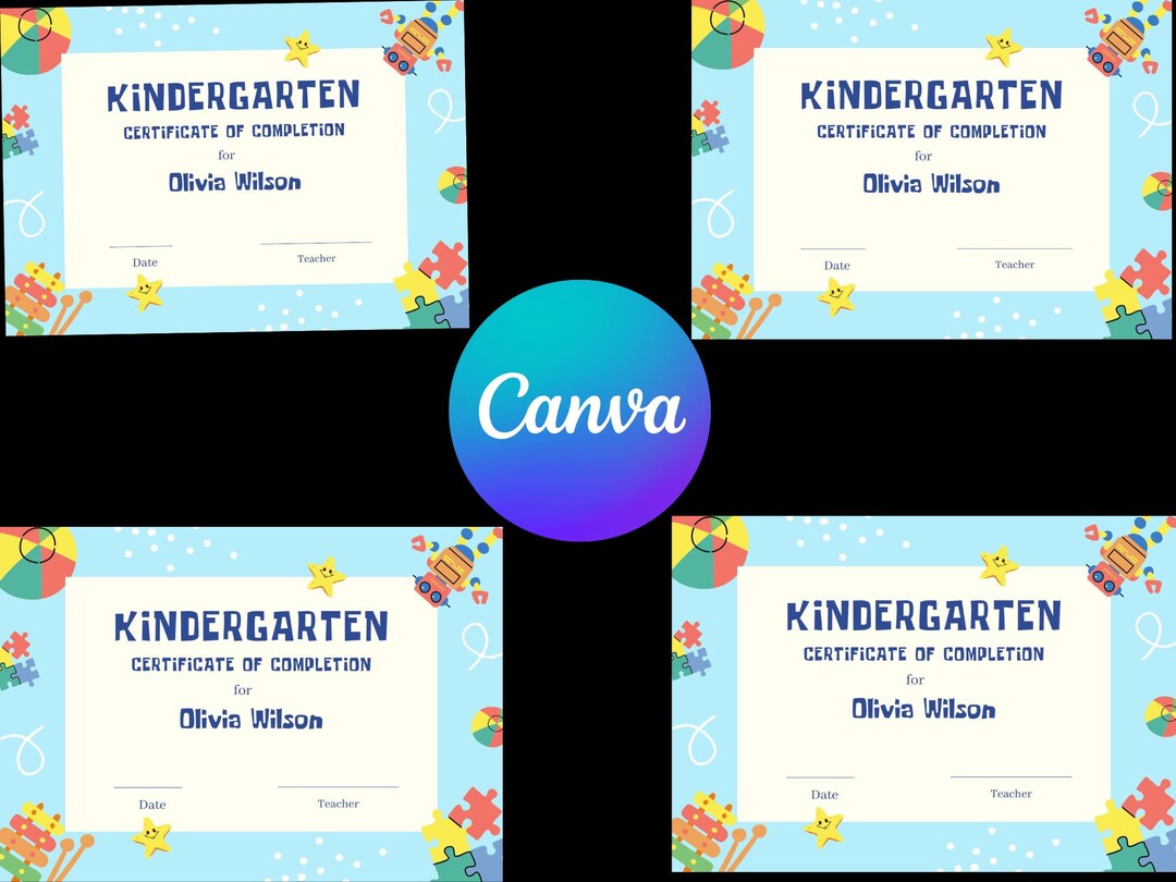 Editable Kindergarten Diploma, Kindergarten Graduation Diploma ...