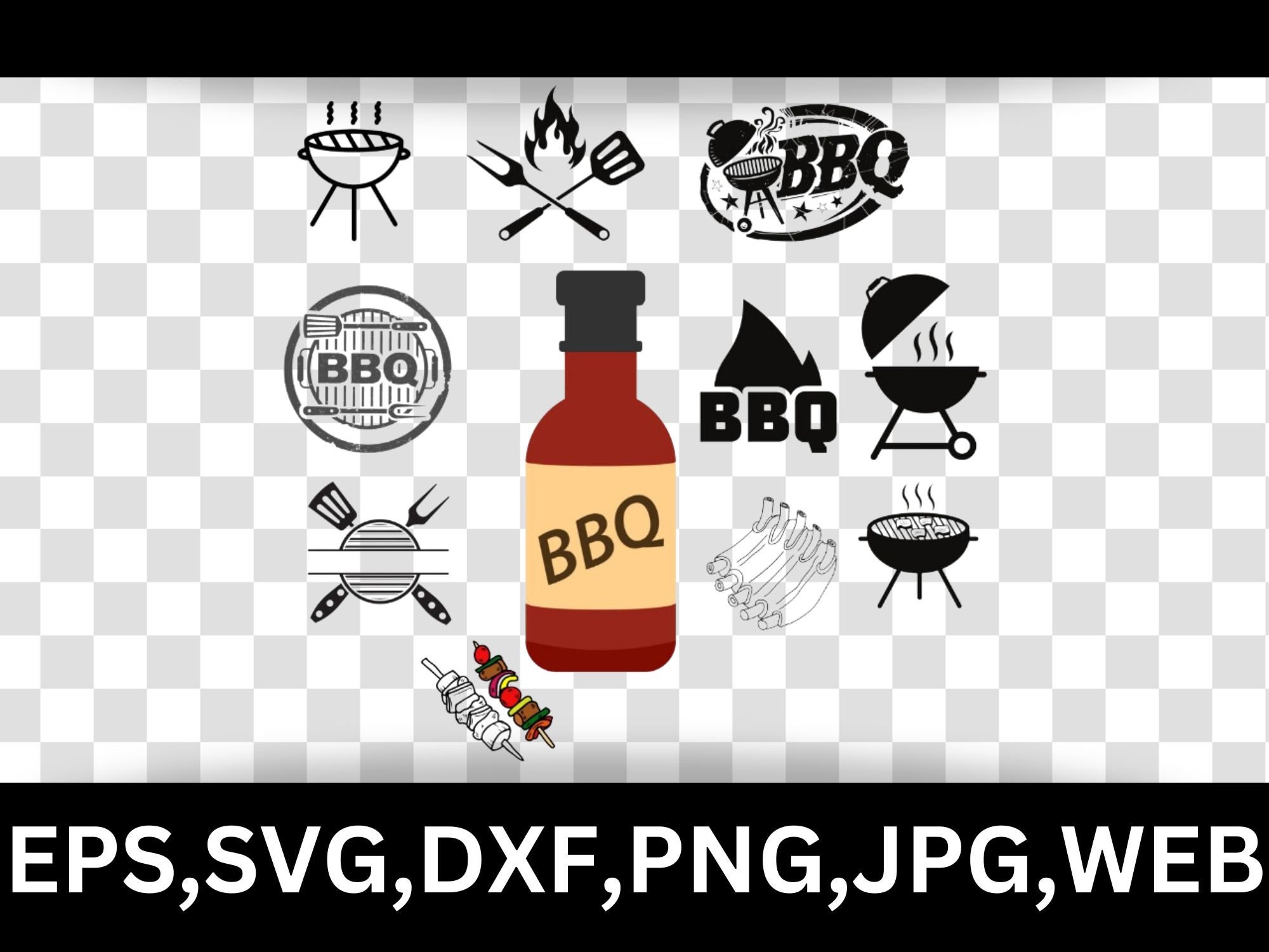 BBQ Svg\ BBQ Svg Files\ BBQ Svg Bundle\ Barbeque Svg\ Barbeque Clipart ...