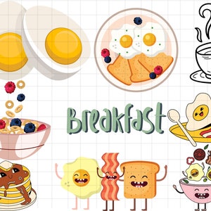 Breakfast Time SVG\ Breakfast Sign\ Kitchen Wall Decor\ Breakfast ...