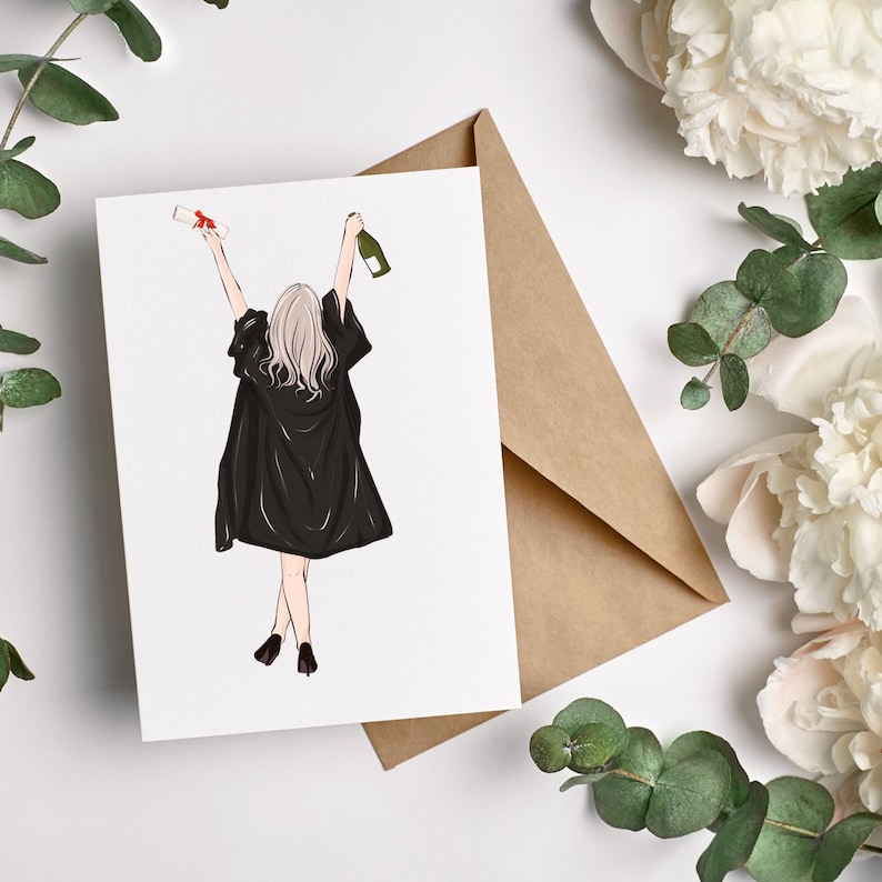 Grad Girl Clipart SVG\ Graduation Girl\ Grad Silhouette Gift\ Cut ...