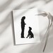 People and Dog Svg\ People and Dog Silhouette\ People and Dog Cut File ...