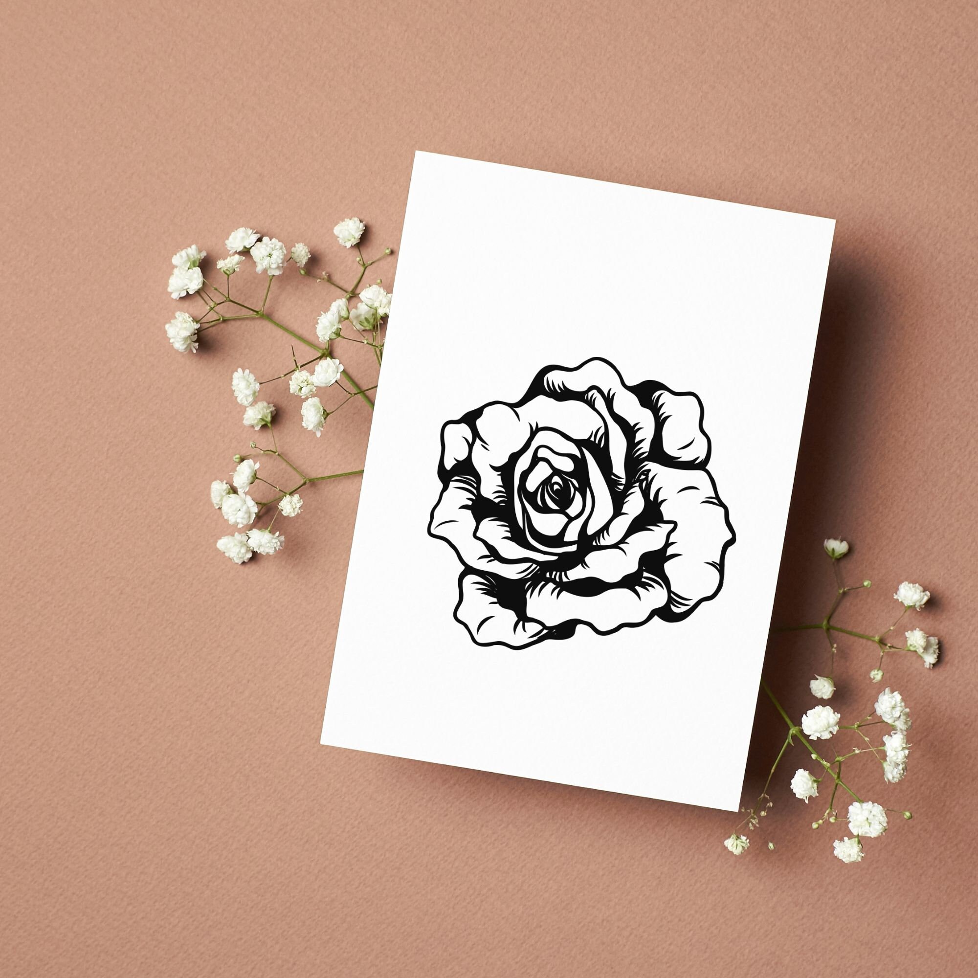 Red Rose Svg Bundle/ Red Rose Clipart/ Red Rose Png/ Rose Svg Bundl ...