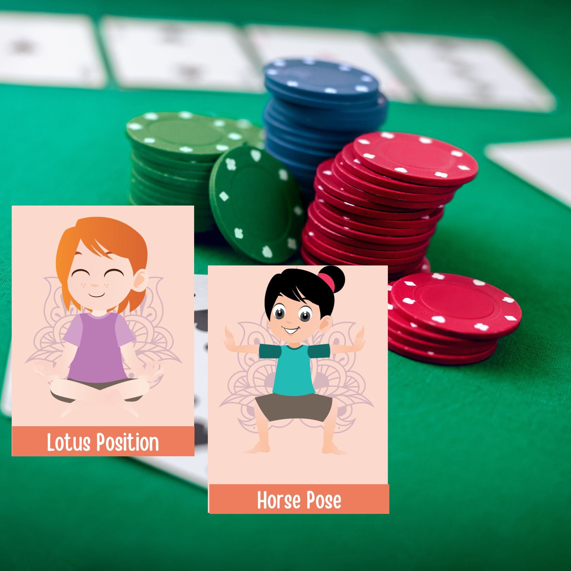 Kids Yoga Cards, Children’s Yoga Pose, Brain Breaks Flash Cards ...