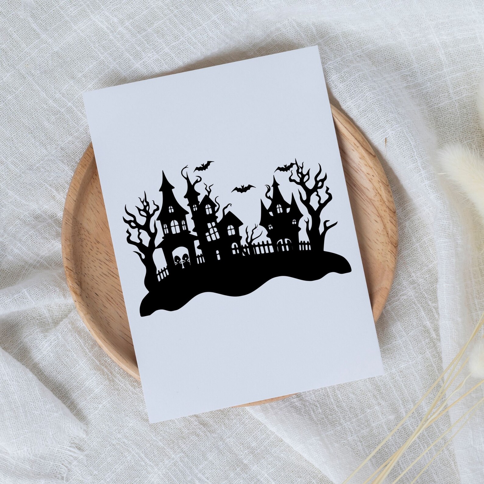 Halloween Haunted House Svg, Haunted House Clipart, Halloween Svg ...