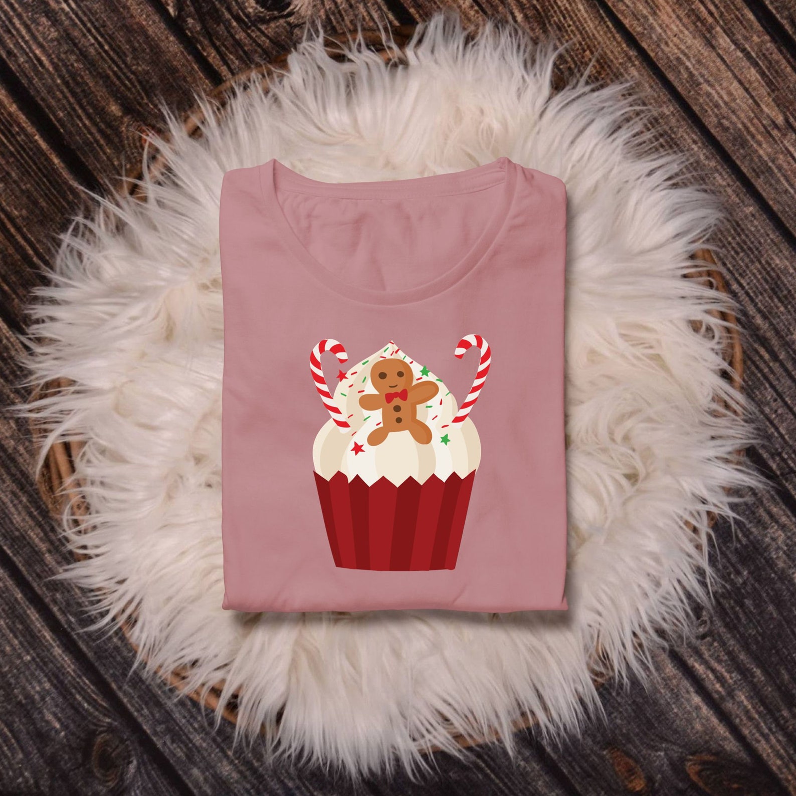 Christmas Cupcakes Clipart Festive Christmas Cupcakes Food Clip Art Set ...