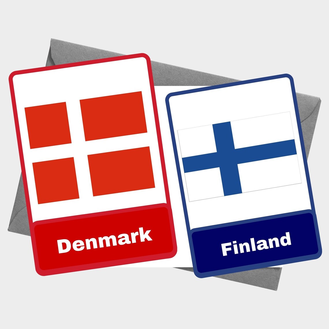 World Country Flags Flash Cards/ Instant Download/ Educational Learning ...