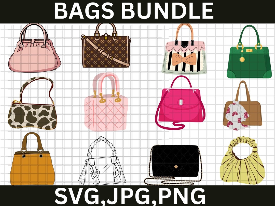 Handbags SVG\ Handbags Bundle SVG\ Purse SVG\ Hand Purse Svg\ Fashion ...