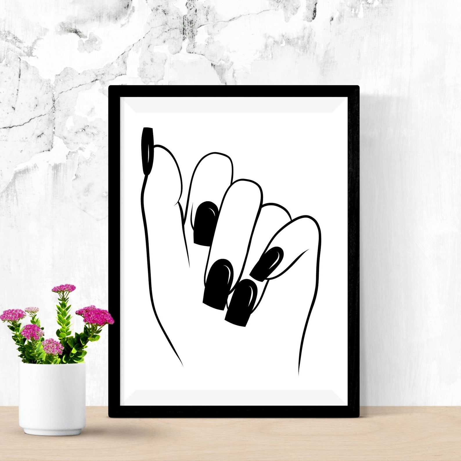 Nail Art SVG Bundle\ Girl Hand Svg\ Nail Art Cut File\ Nail Tech Svg ...