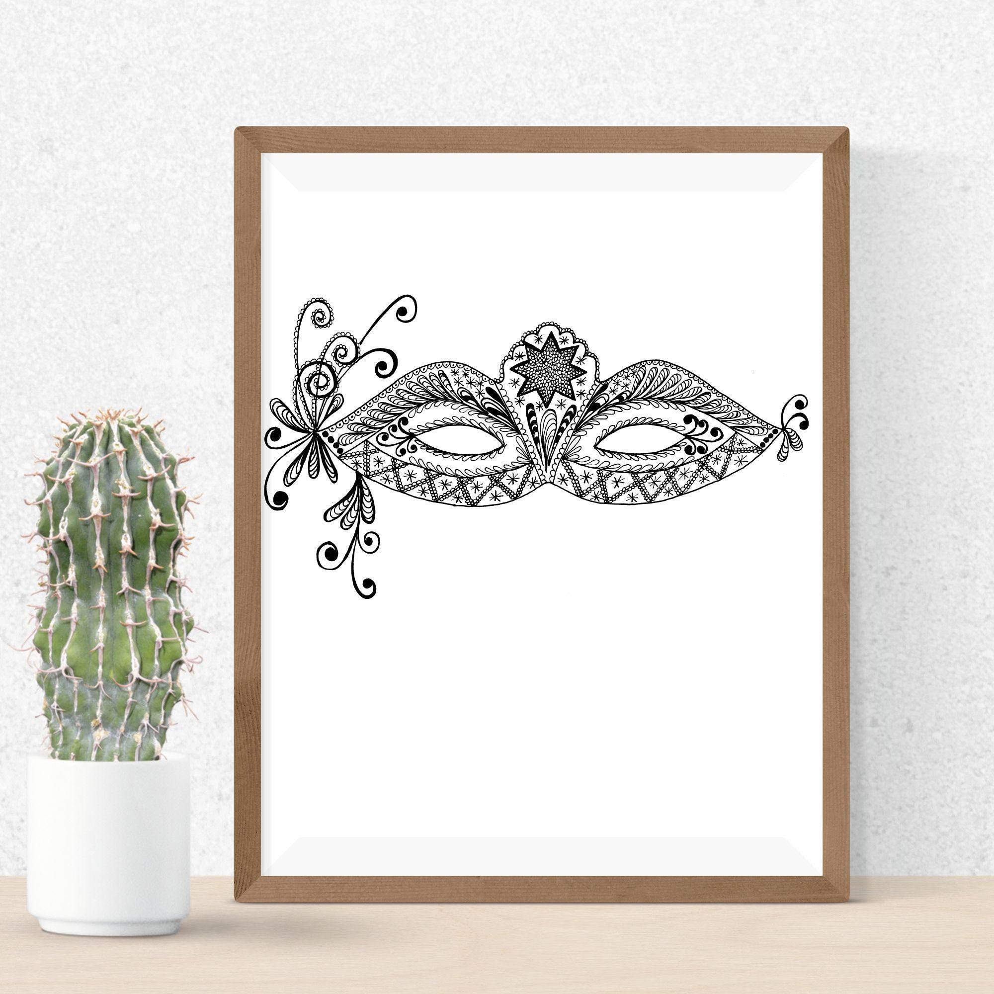 Exquisite Masquerade SVG Mask Bundle for Cricut, Woodworking, Canvas ...