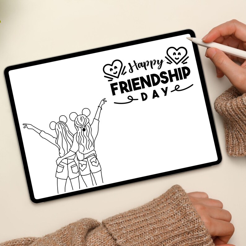 Best Friends Svg Friendship Day Besties Svg Best Girlfriends Svg