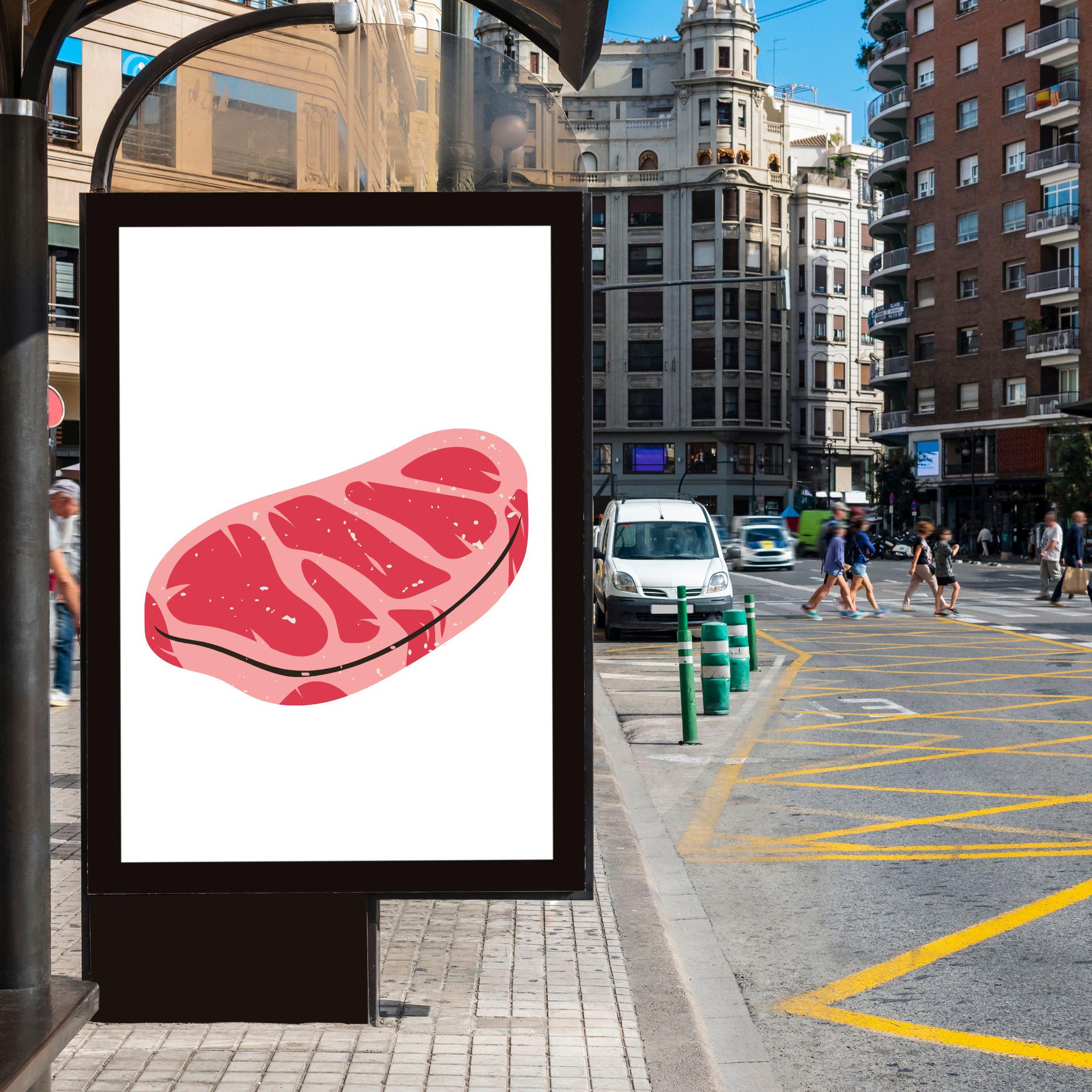 MEAT Digital Clipart, Meat Vector Clip Art, Meat Print, Meat Image ...