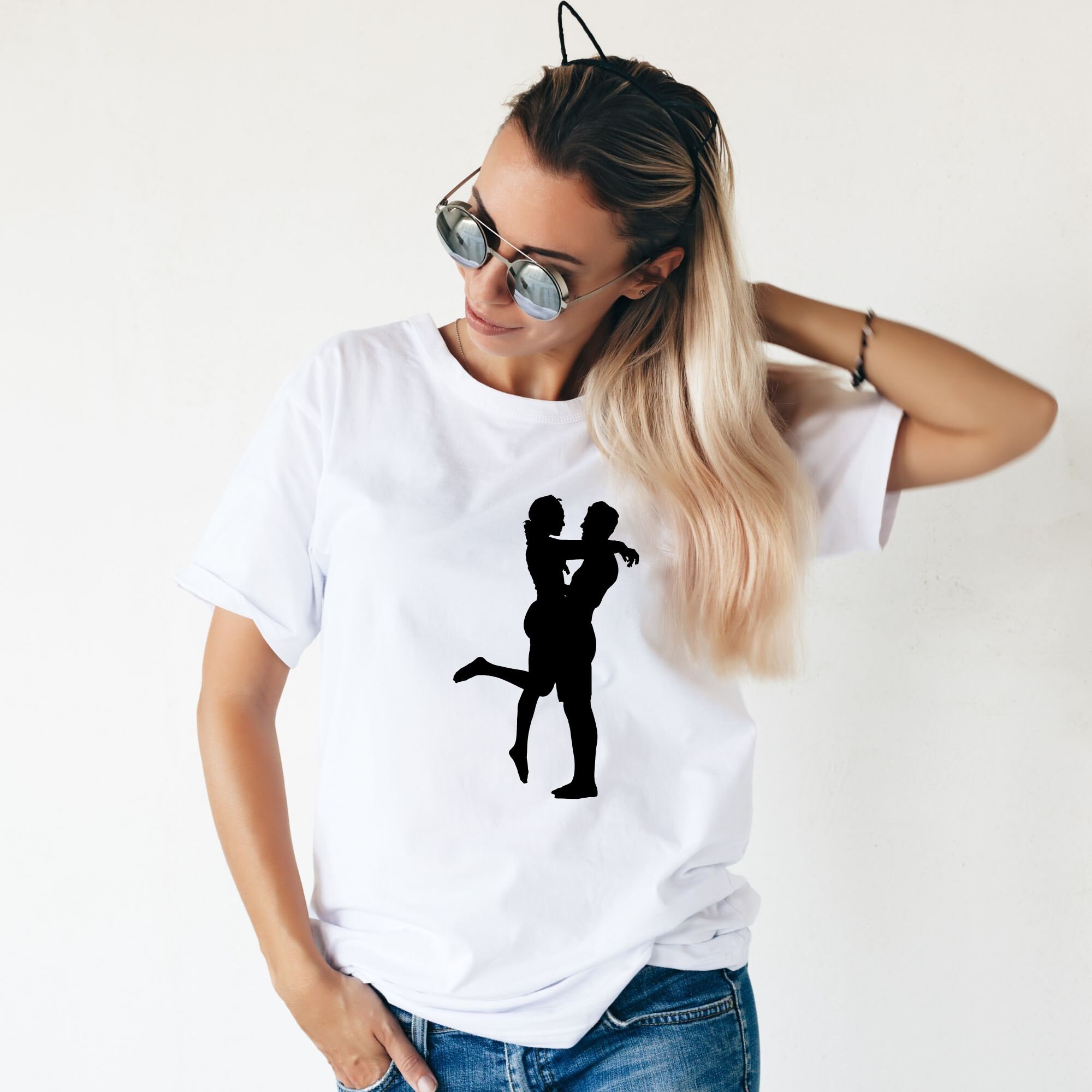 Couple Silhouette Svg, Relationship Svg, Lovers Silhouette, Romantic ...