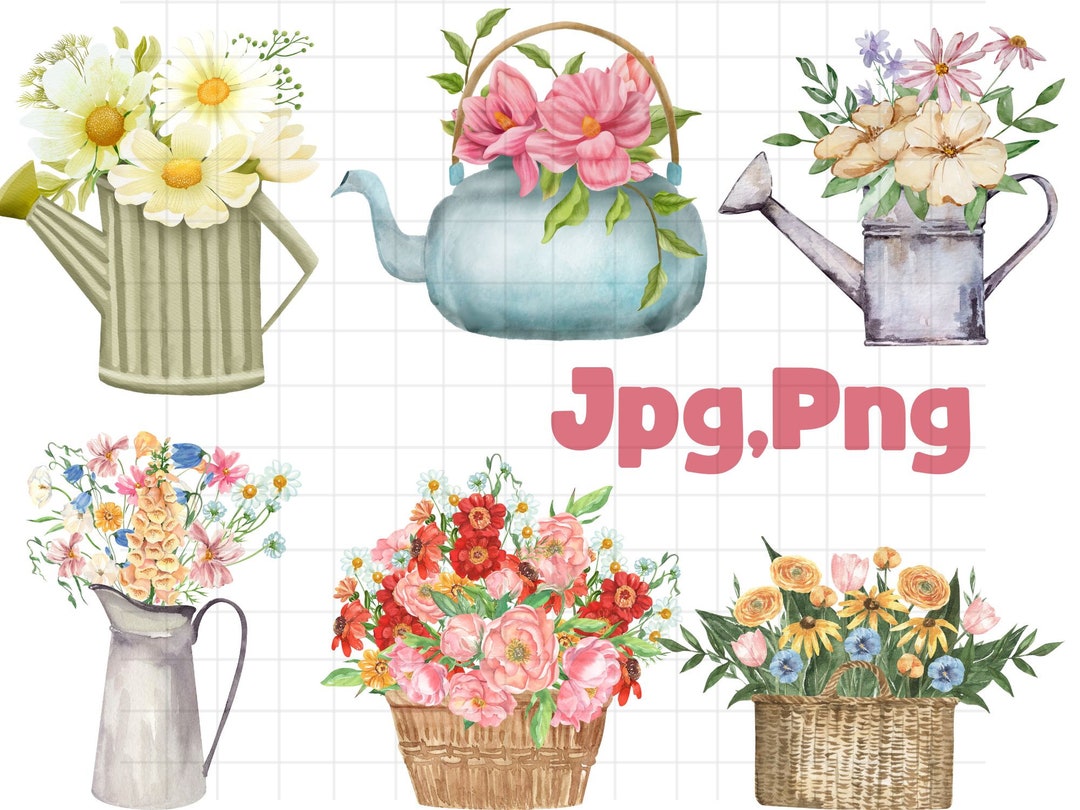 Flower Vase Png File\ Flower Files\ Flower Cut Files\ Floral Vase ...