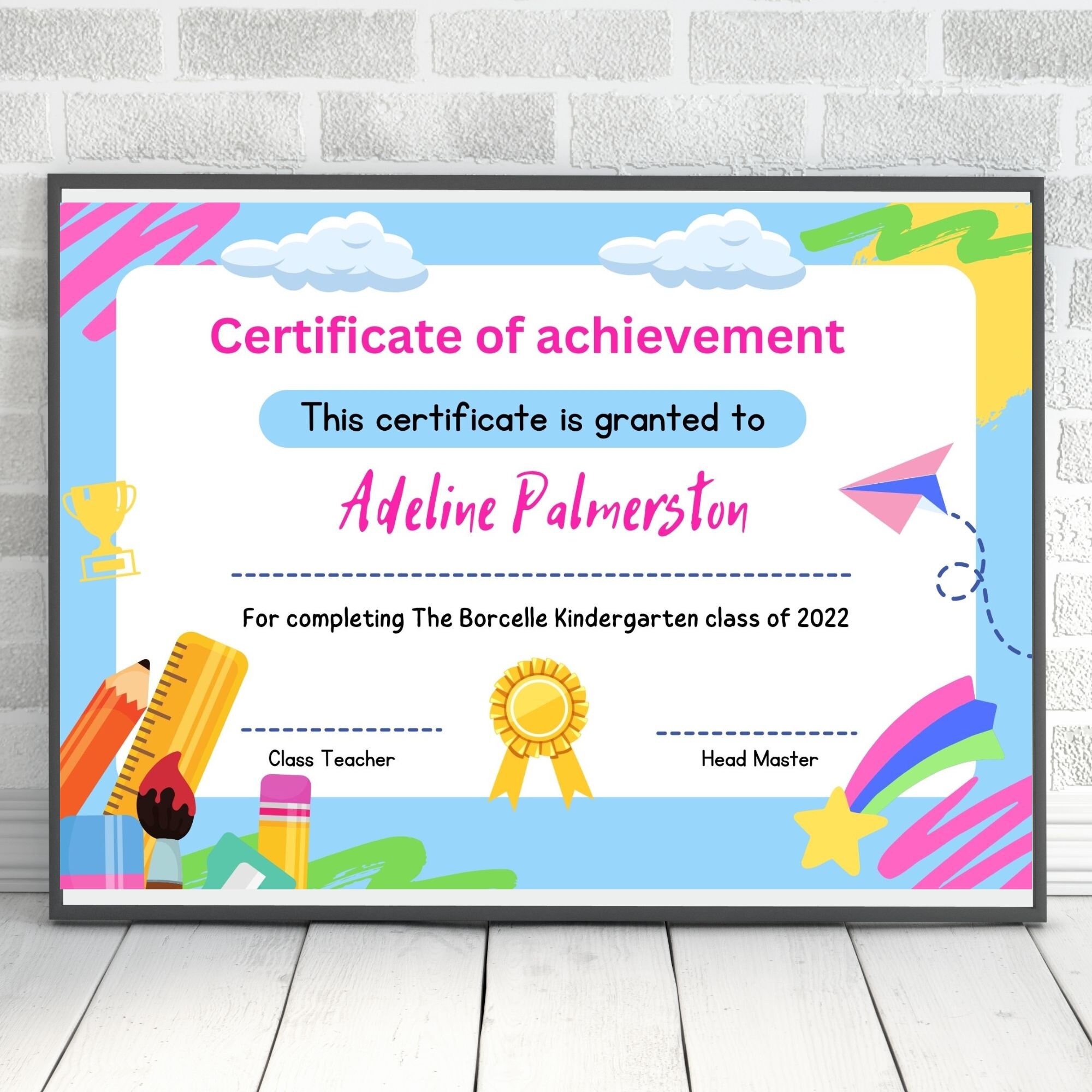 Printable Certificate Certificate of Achievement, Certificate of ...